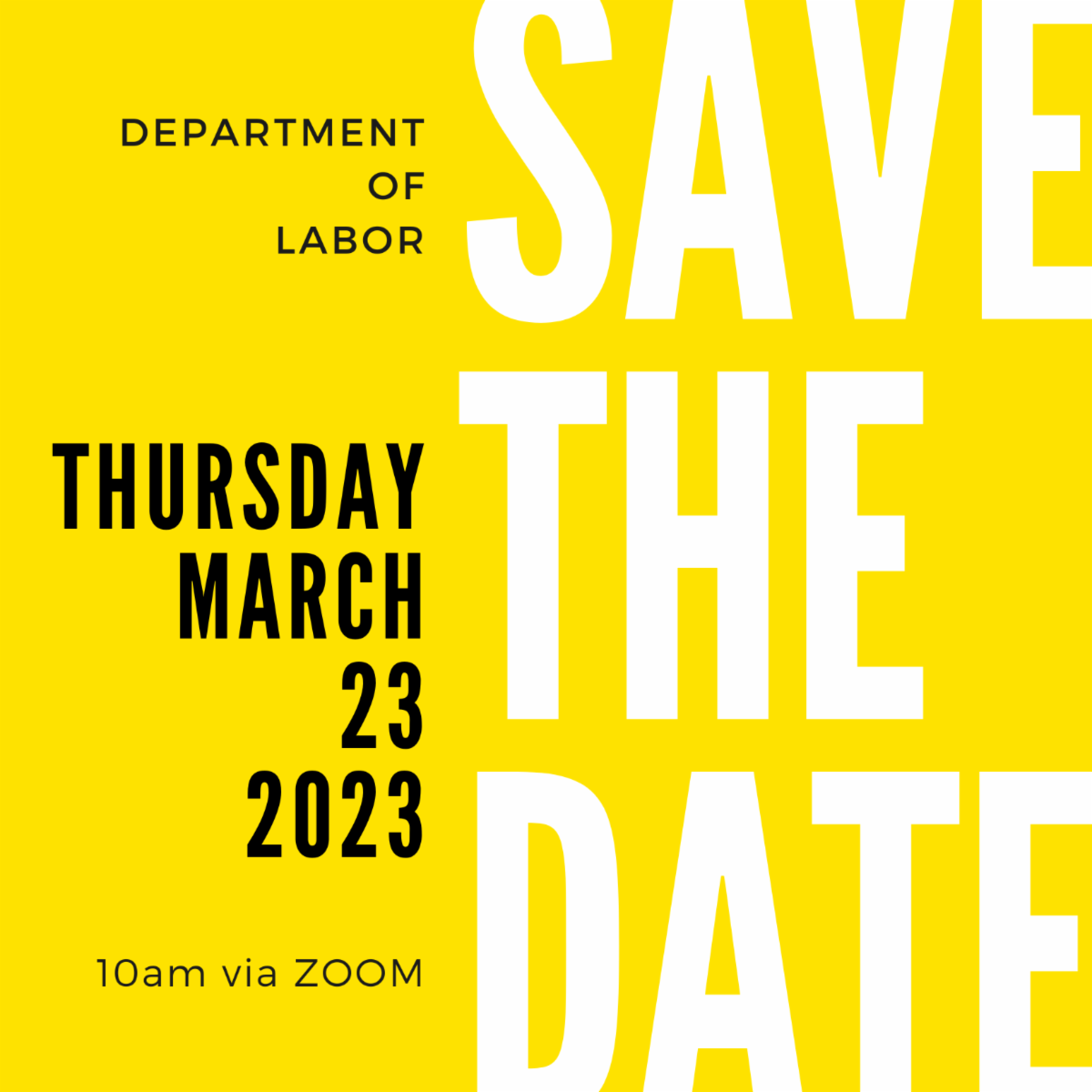 Upcoming DOL Seminar: Thursday, March 23 @10am via Zoom! - New ...